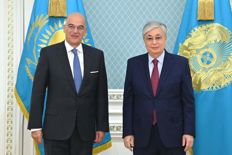 Tokayev meets Greek FM Nikos Dendias | Kazakhstan Today